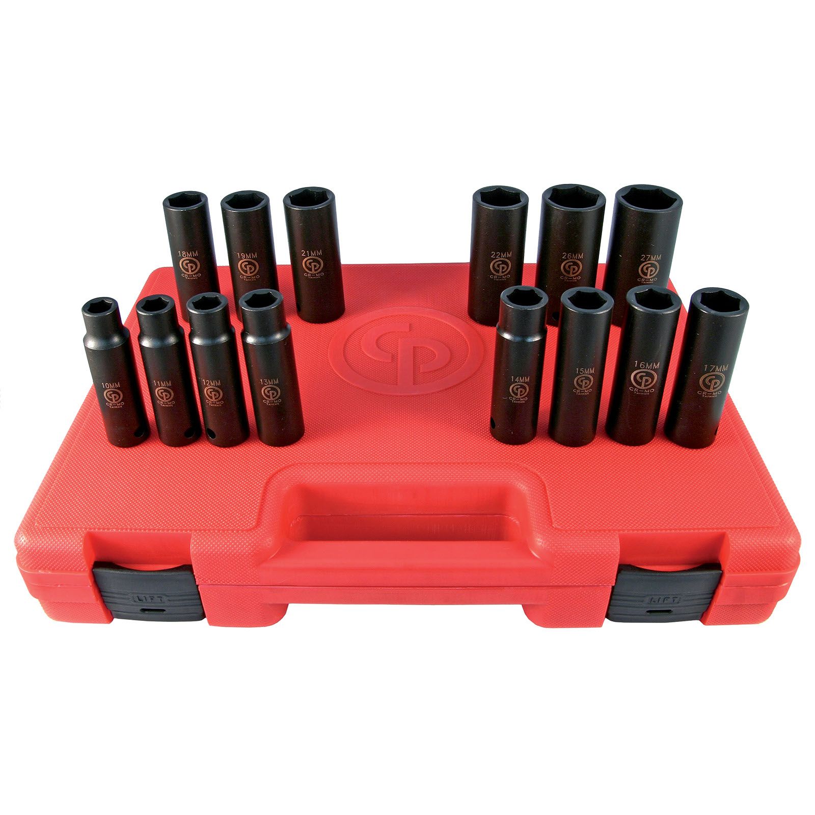 SS4114D 1/2" Drive Set of 14 pcs Metric Deep Impact Sockets - Chicago ...