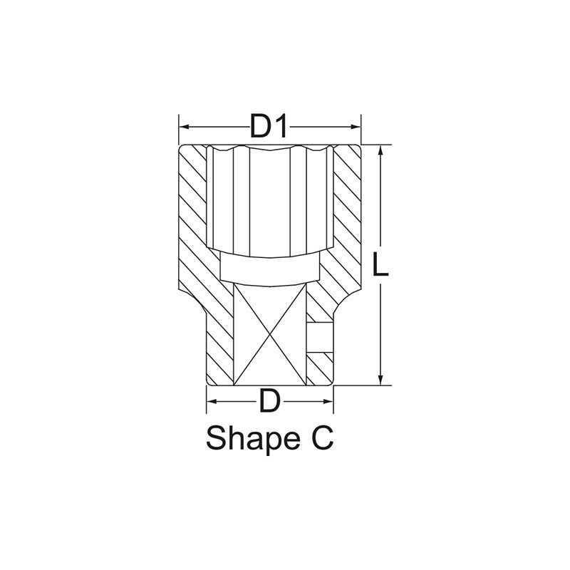 S830 1" Drive Standard Impact Socket 1-7/8" - Chicago Pneumatic ...